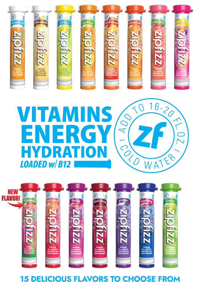 Zipfizz Energy 15-Flavor Sample Pack – Zipfizz Corp
